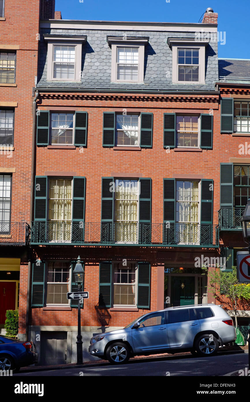 Boston, ma, usa, row homes hi-res stock photography and images - Alamy