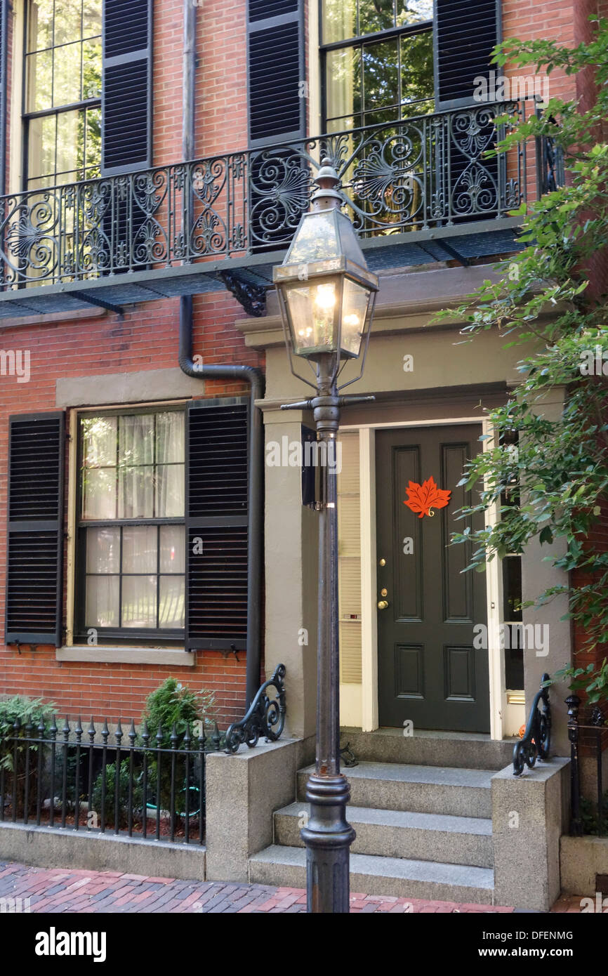 Boston, ma, usa, row homes hi-res stock photography and images - Alamy