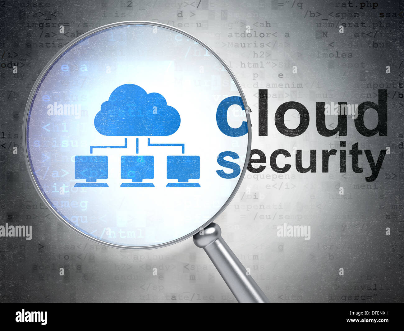 Cloud networking concept: Cloud Network and Cloud Security with Stock ...