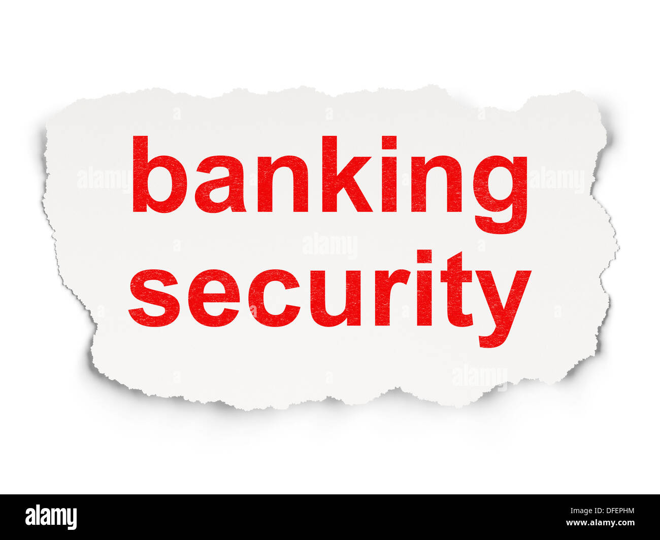 Safety concept: Banking Security on Paper background Stock Photo - Alamy