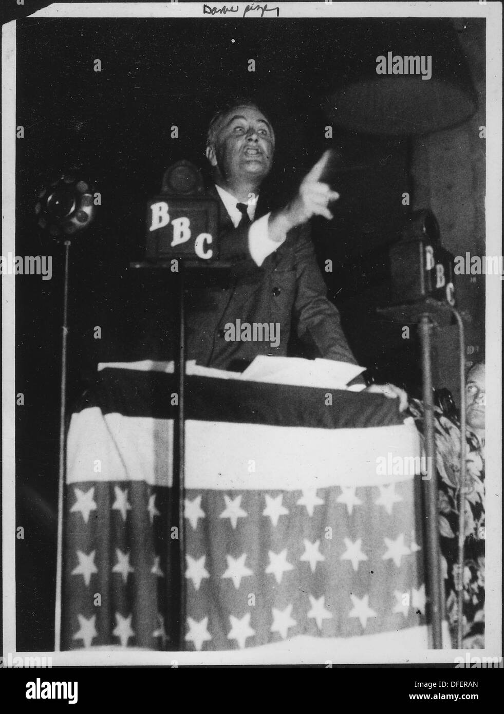 This image captures Franklin D. Roosevelt, the 32nd President of the ...
