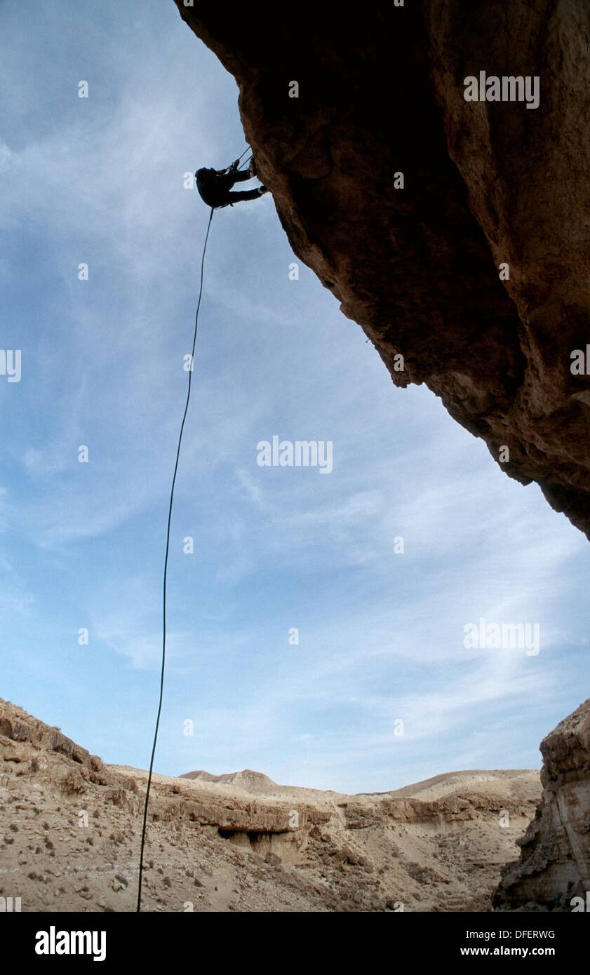 People Abseiling In Rock Climbing High Resolution Stock Photography and ...