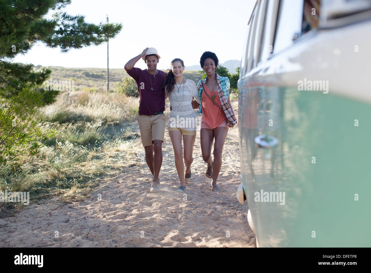 Camper van beach hi-res stock photography and images - Alamy