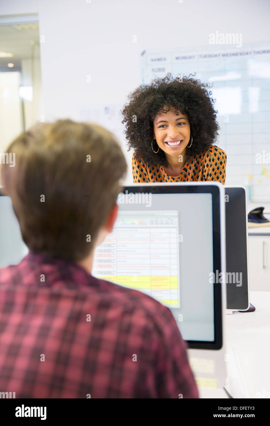 Office dialogue hi-res stock photography and images - Alamy