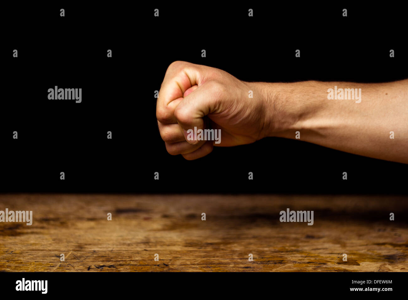 Fist punching on black hi-res stock photography and images - Alamy