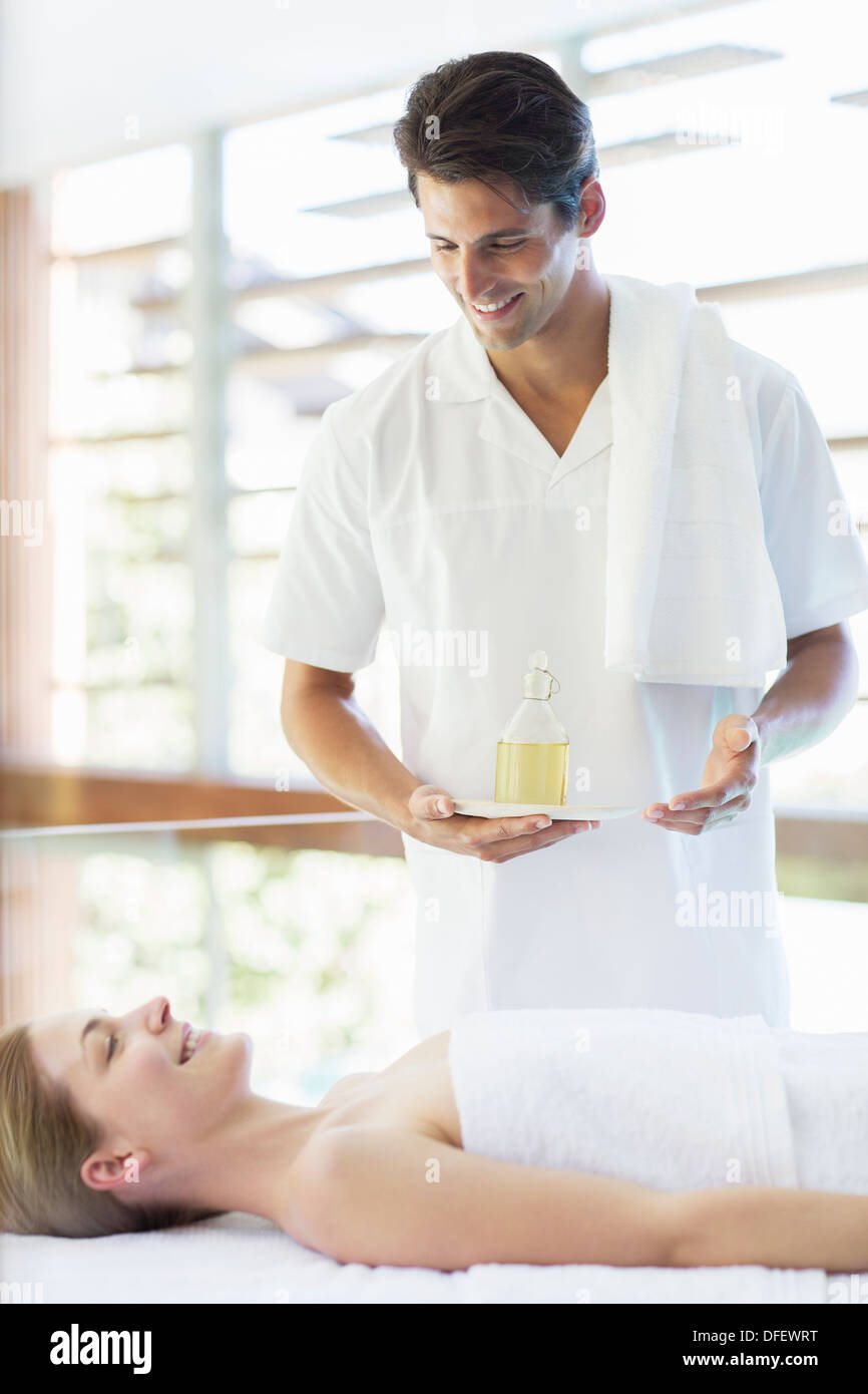 Massage cloth hi-res stock photography and images - Alamy