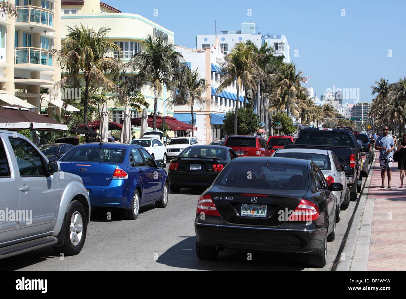 South Beach, Ocean Drive, Miami Beach, Florida, USA Stock Photo - Alamy