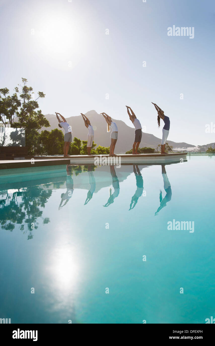 Five women in pool hi-res stock photography and images - Alamy