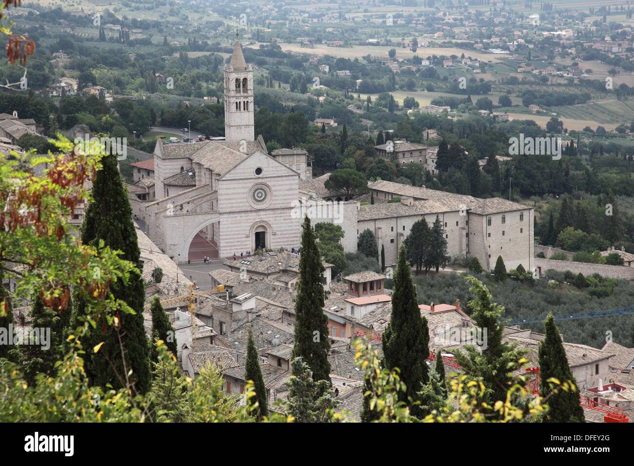 Basilica Di Santa Chiara Assisi Stock Photos & Basilica Di Santa Chiara ...