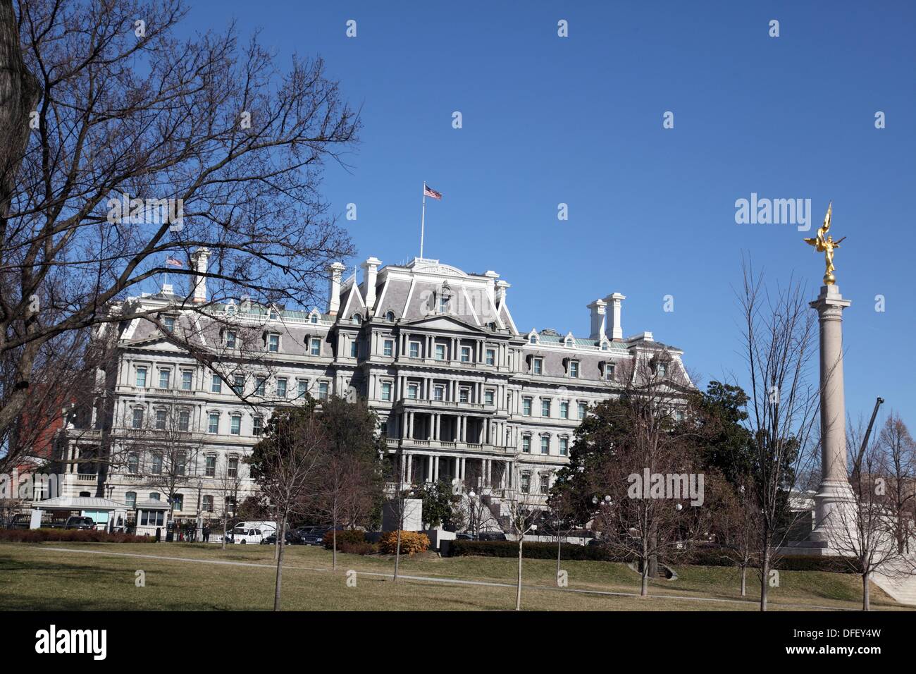 Eisenhower executive office building washington hi-res stock ...