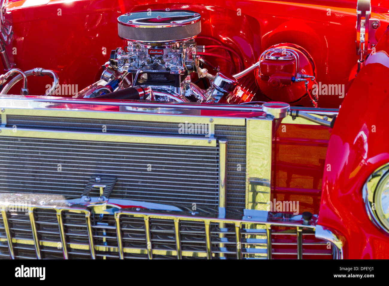 1955 chevrolet engine hi-res stock photography and images - Alamy