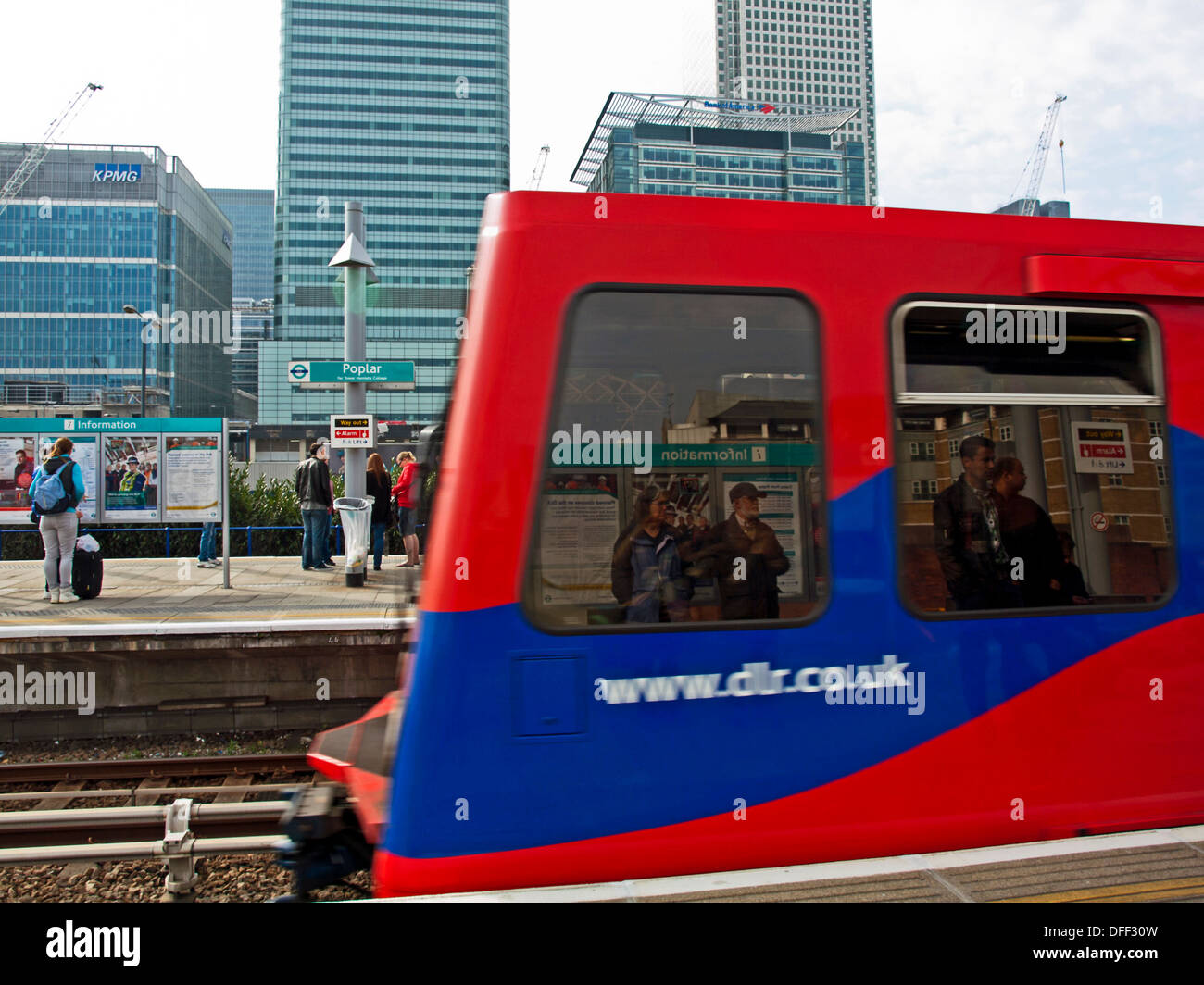 Poplar dlr station hi-res stock photography and images - Alamy