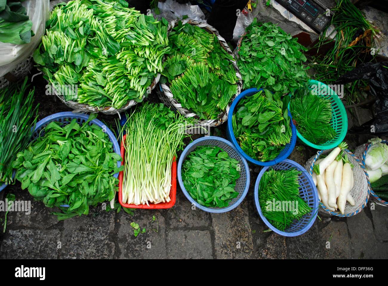 Vegetable Market China High Resolution Stock Photography and Images - Alamy
