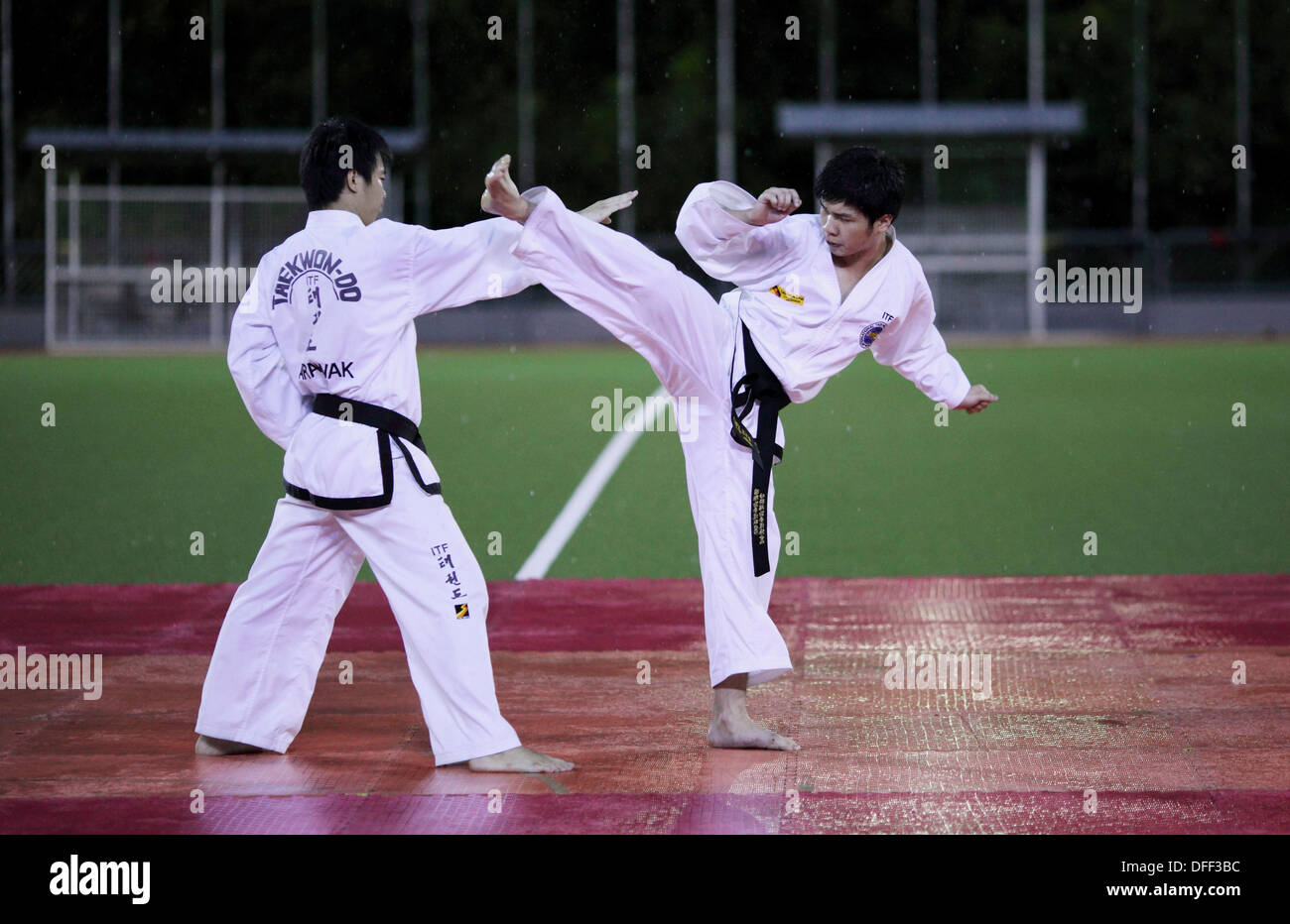 Taekwondo Kick Korean High Resolution Stock Photography and Images - Alamy