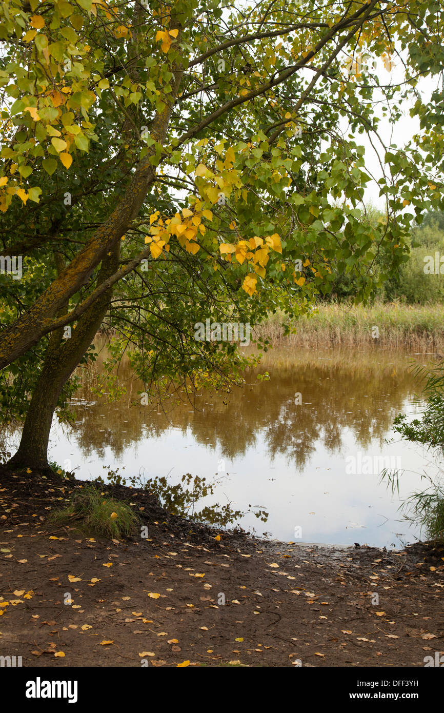 Abrahams Bosom Lake Wells next the sea Norfolk Stock Photo - Alamy