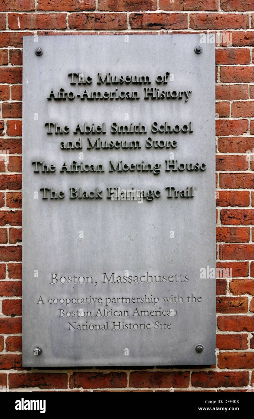 Museum african american history boston hi-res stock photography and ...