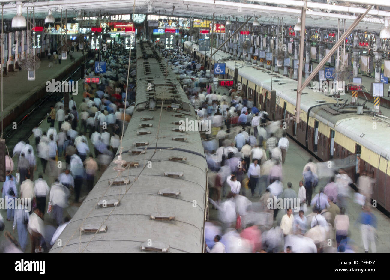 Interior of cst station building or vt station hi-res stock photography ...