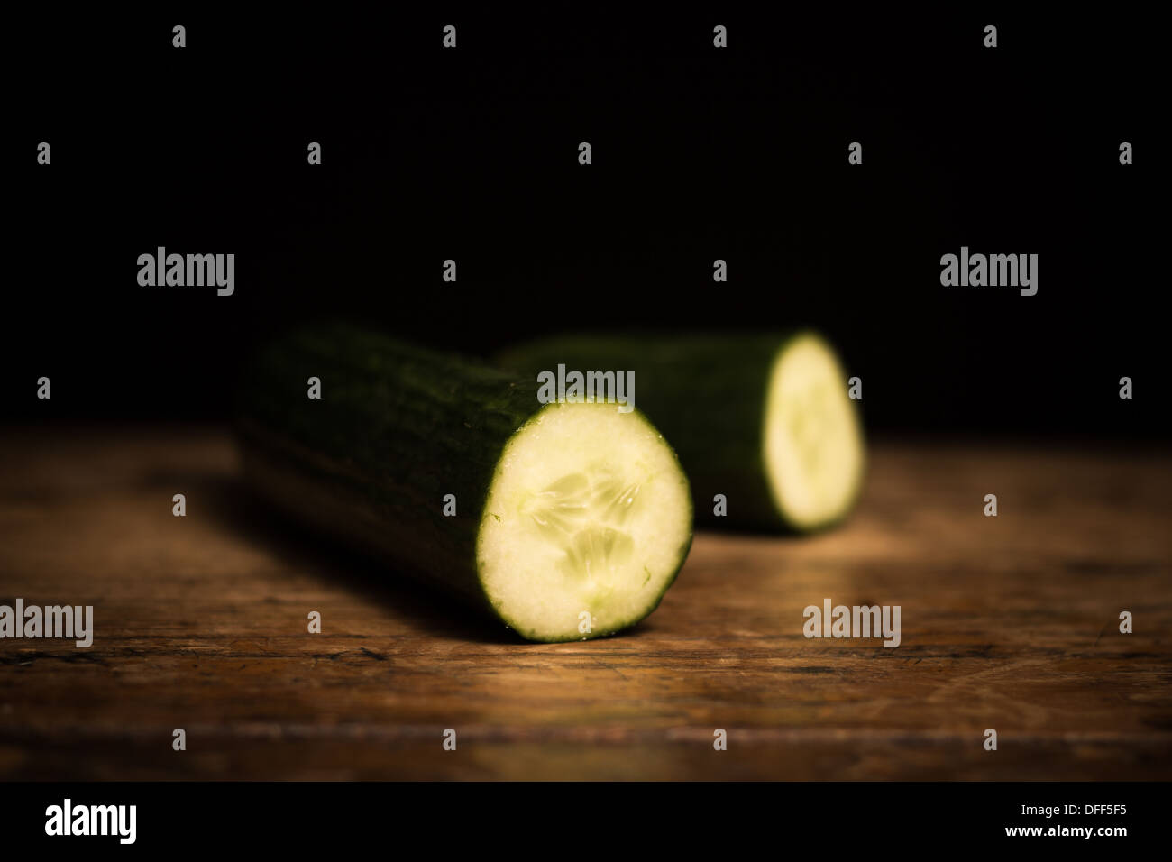 Cucumber cut in half hi-res stock photography and images - Alamy