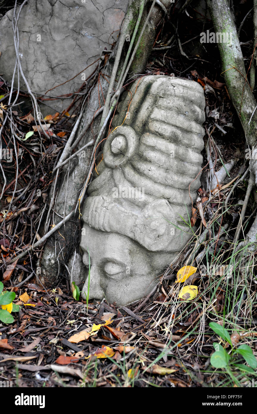 Hindu deity scuplture at Ancient Siam near Bangkok. Thailand Stock ...