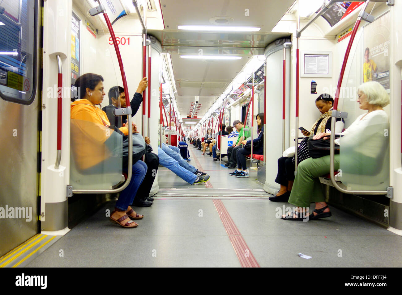 New subway train in Toronto, Canada Stock Photo - Alamy