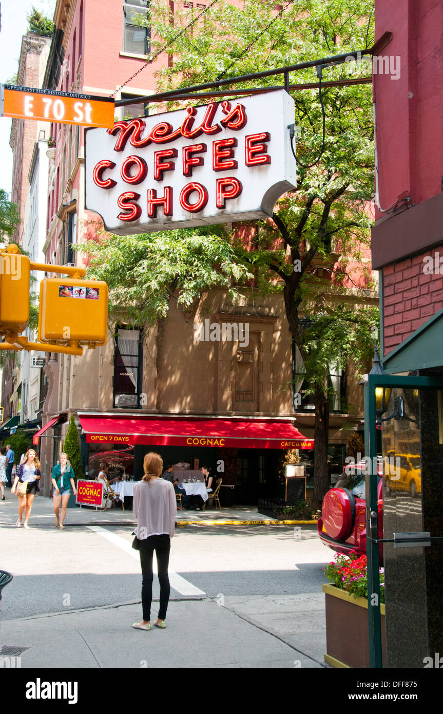 coffee shop sign Stock Photo - Alamy