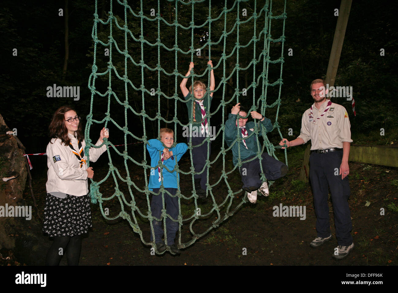 Uk scouts build hi-res stock photography and images - Alamy