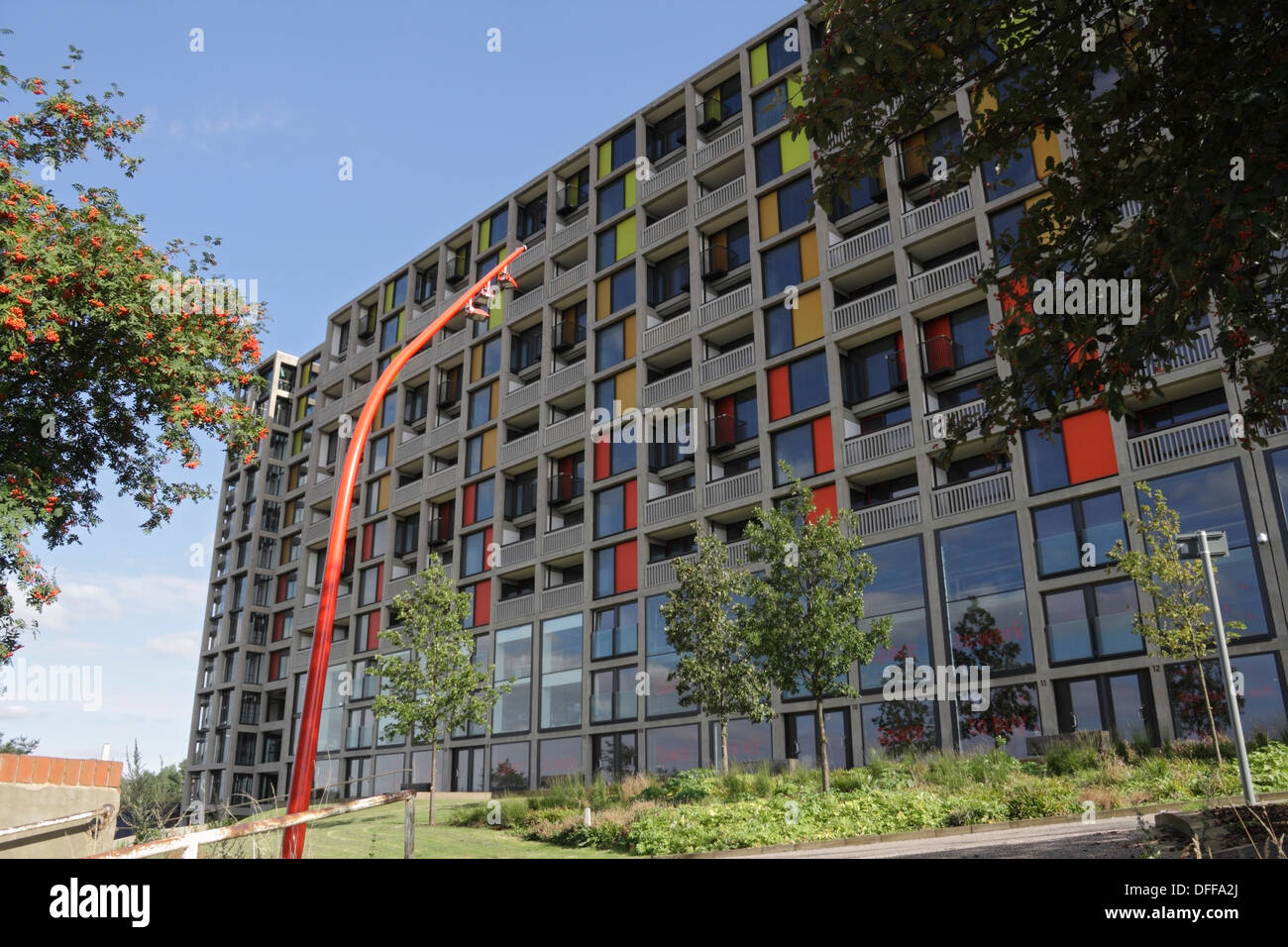 Refurbished Park Hill flats in Sheffield England, listed building Stock ...