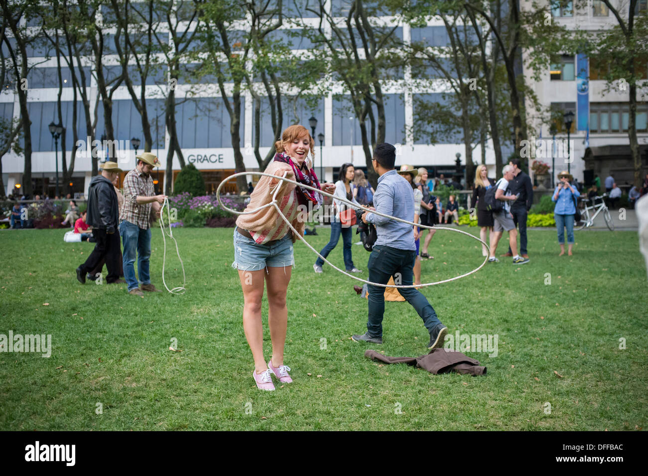 Lasso practice hi-res stock photography and images - Alamy