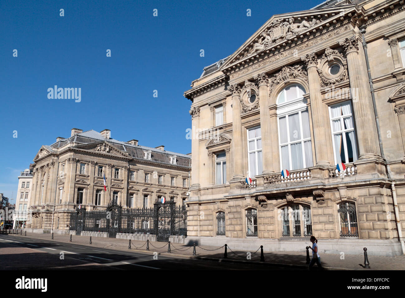 Prefecture building of the Nord Department on Place de la République ...