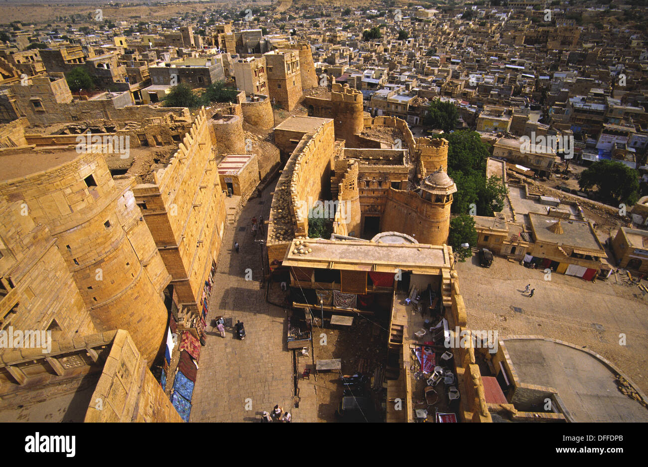 Jailsalmer Fort, Surya Gate. Thar Desert. Rajasthan. India Stock Photo ...
