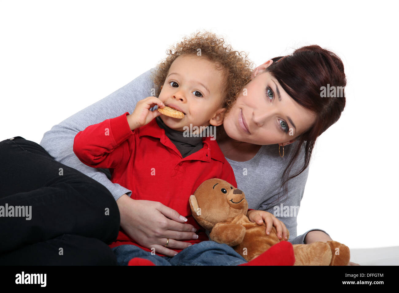 Sharing a nice time Stock Photo - Alamy