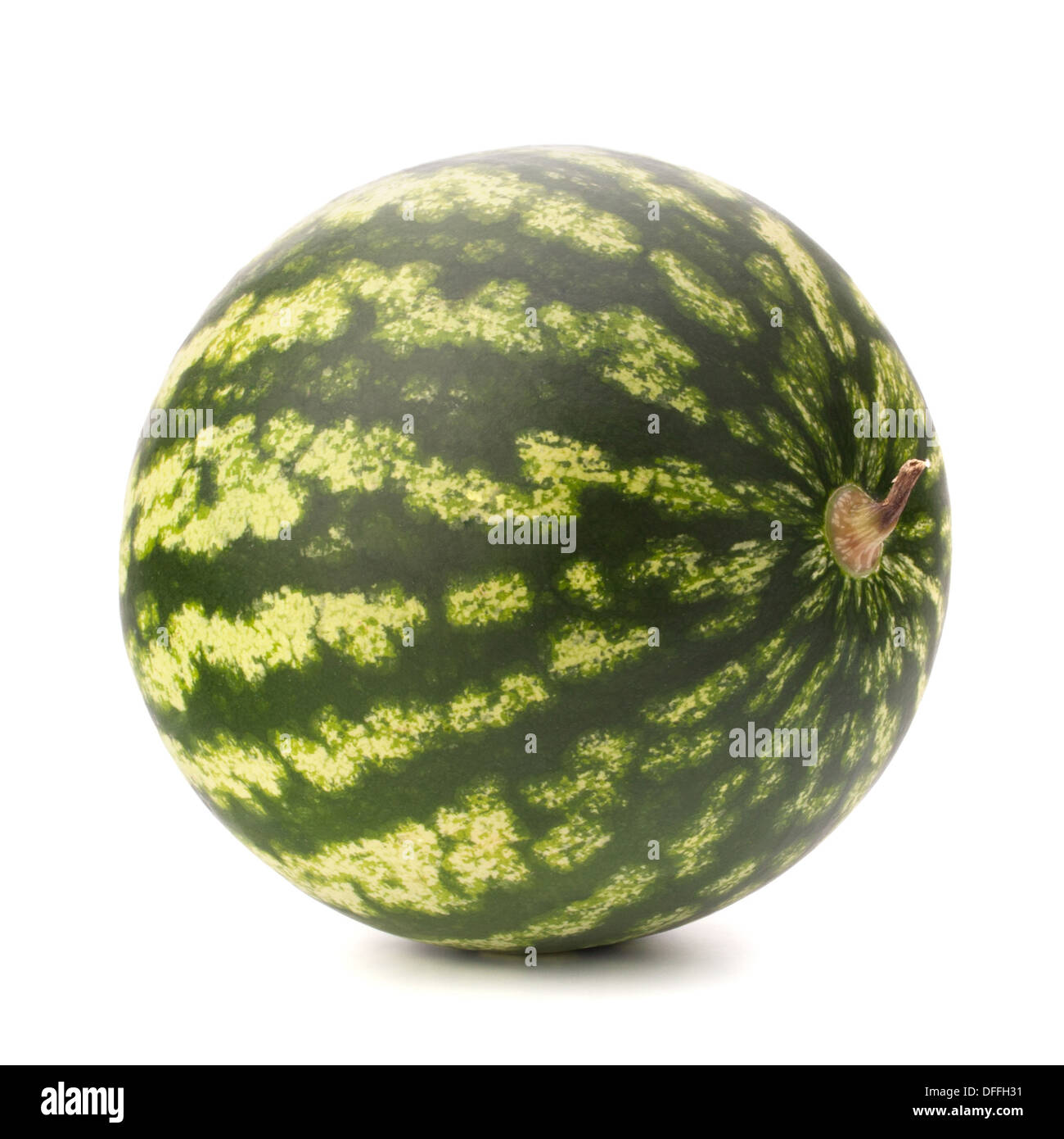 Ripe watermelon isolated on white background cutout Stock Photo - Alamy