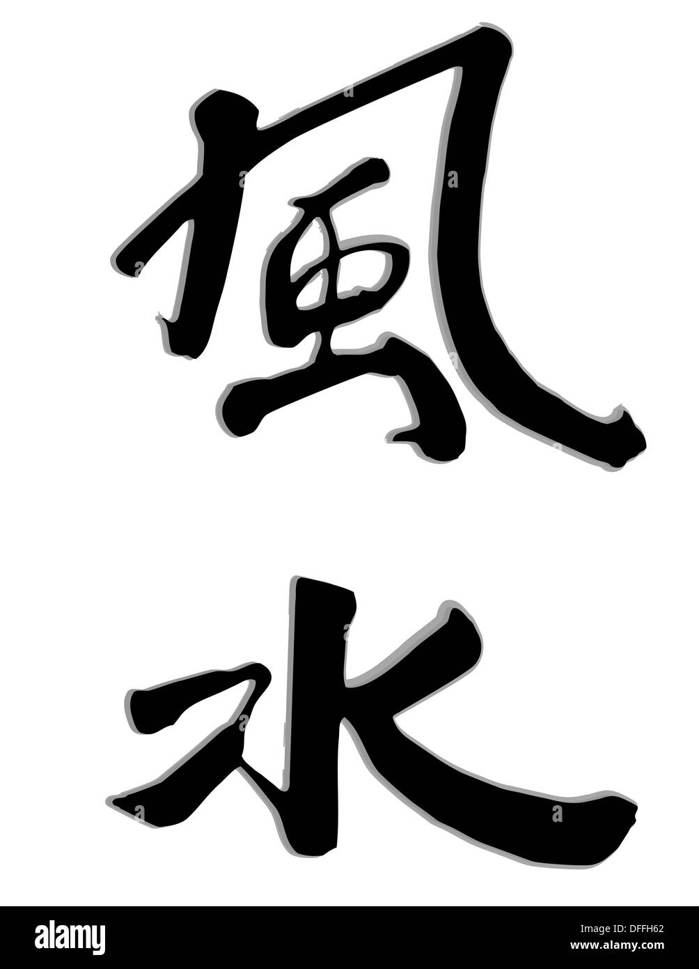 illustration of the world feng shui Stock Photo - Alamy