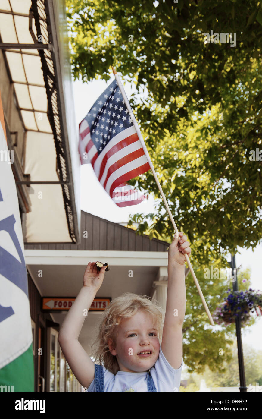 Child flag pledge hi-res stock photography and images - Alamy
