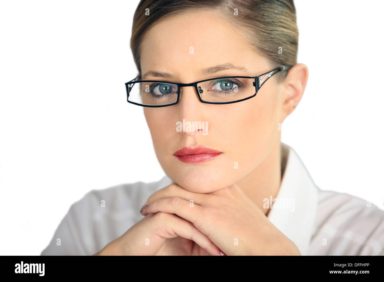 Glasses thick lenses hi-res stock photography and images - Alamy