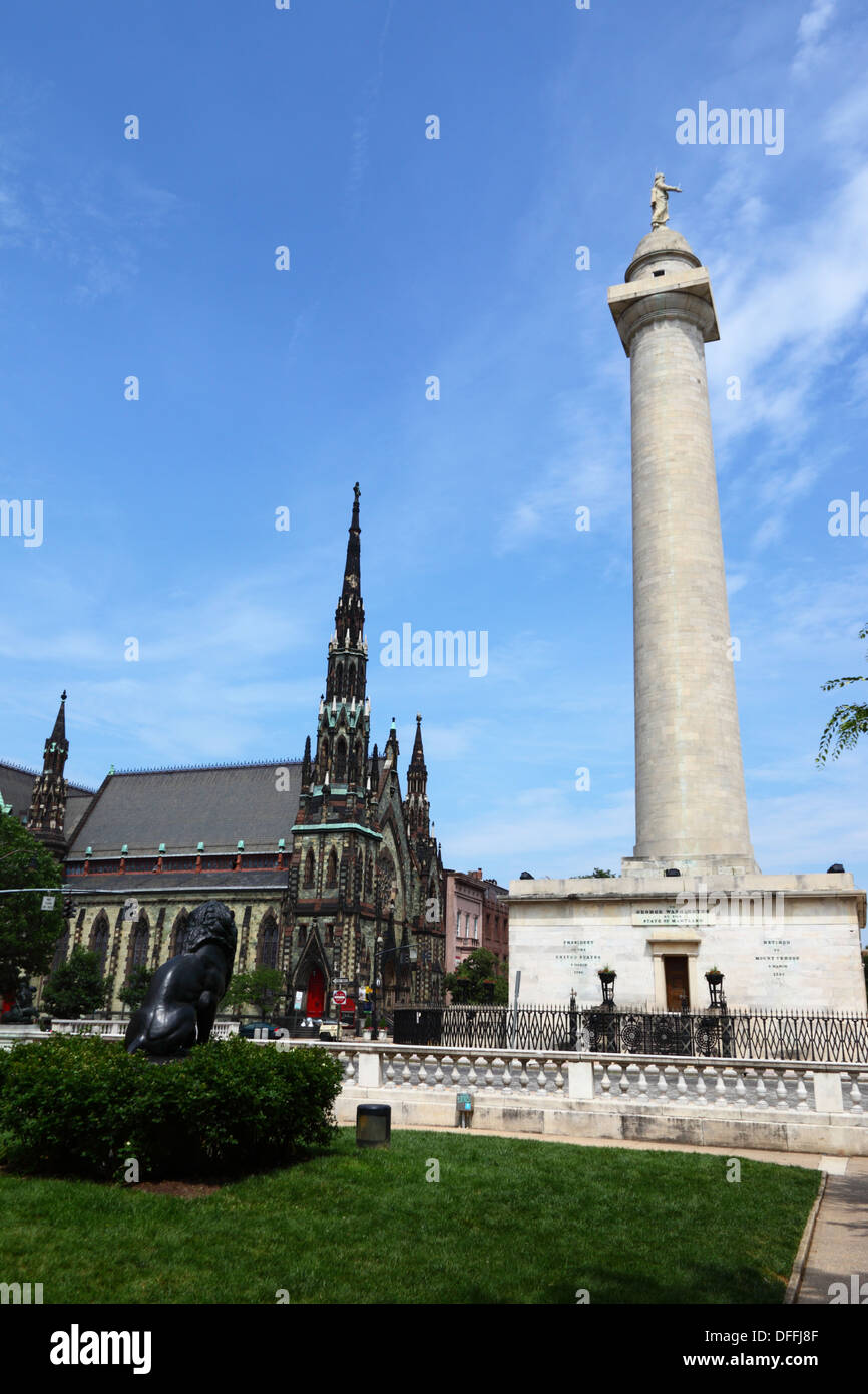 Washington monument baltimore hi-res stock photography and images - Alamy