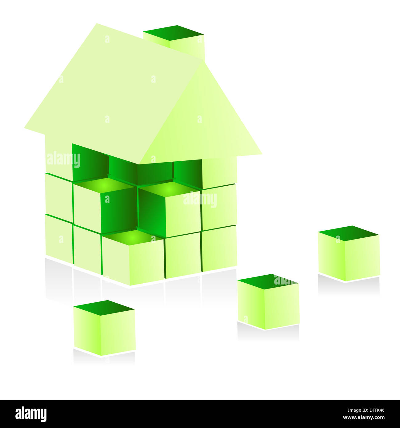 Building green house Stock Photo - Alamy