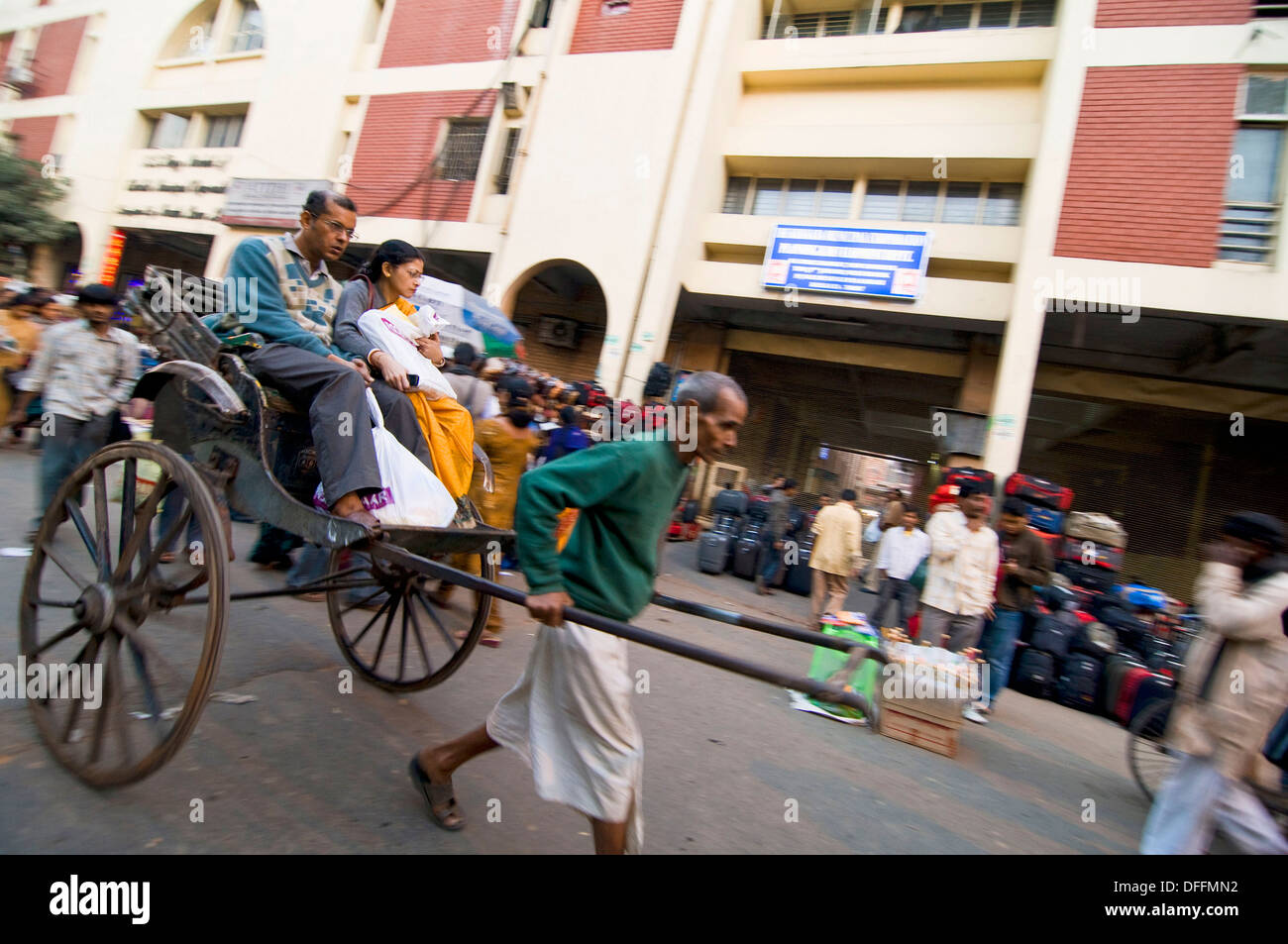 Hand Pulled Rickshaws High Resolution Stock Photography and Images - Alamy