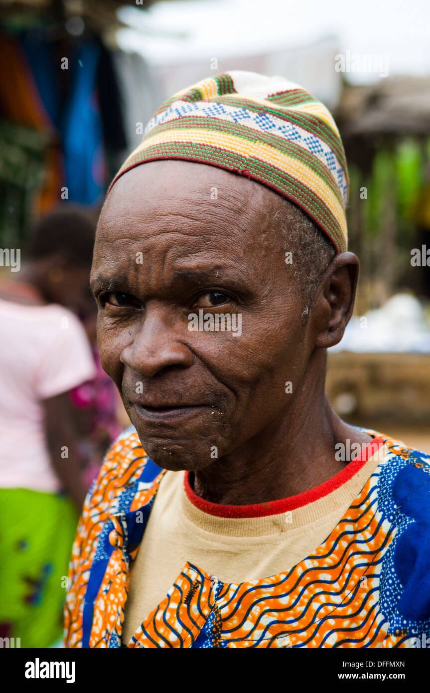 A colorful Muslim man in Benin Stock Photo - Alamy