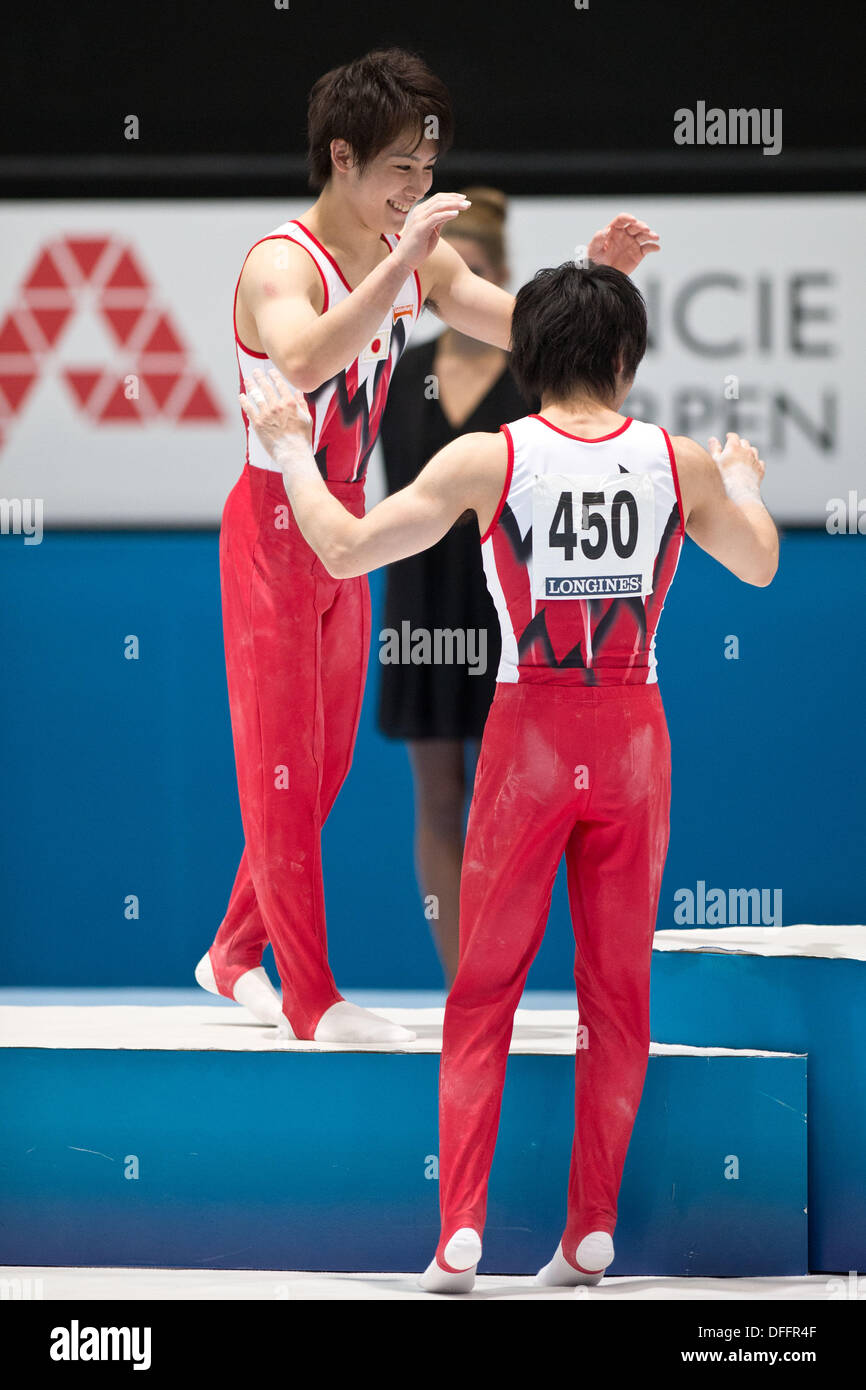 Gold medalist kohei uchimura japan hi-res stock photography and images ...