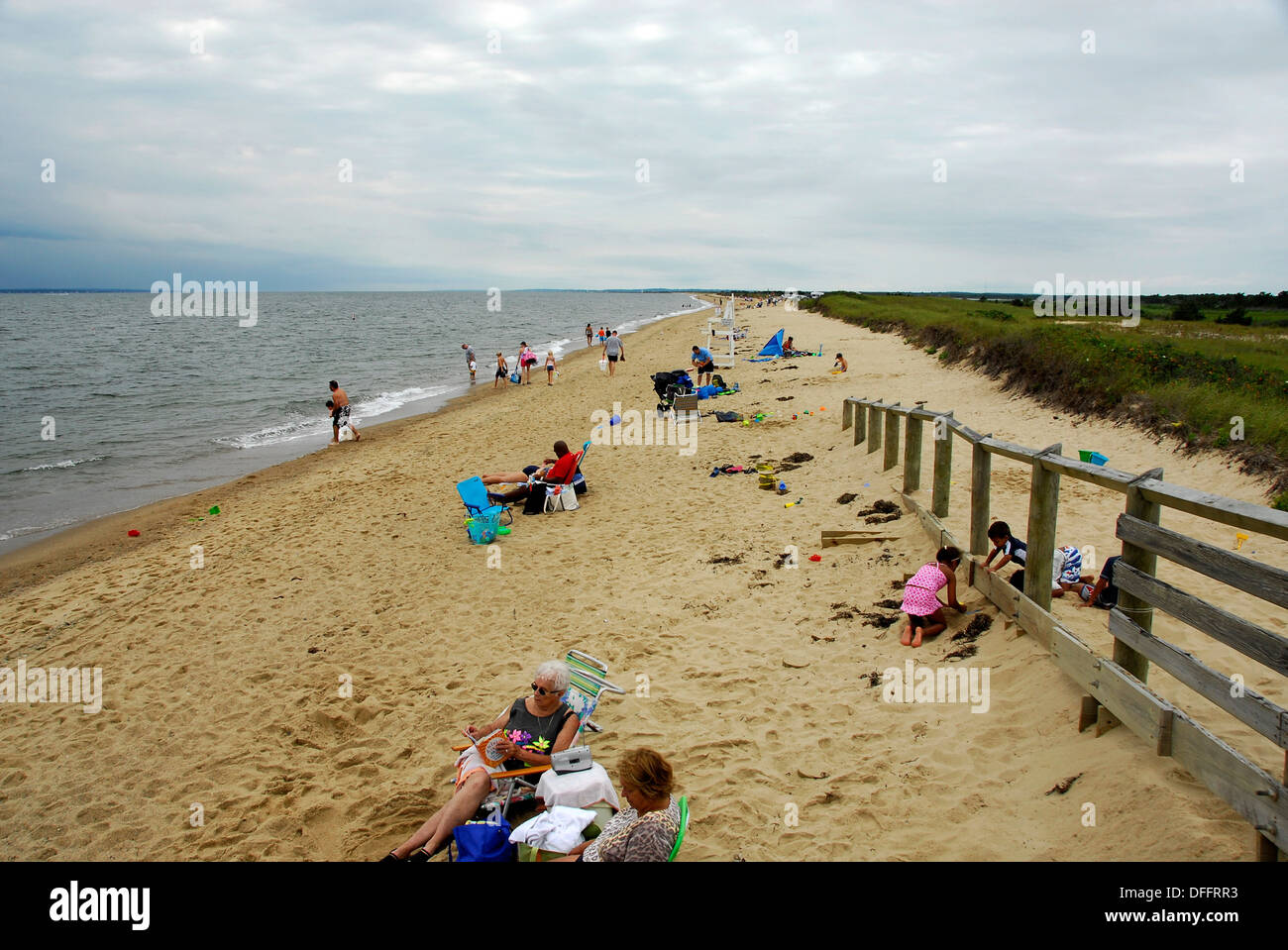 Mashpee Beach on Cape Cod, Massachusetts Stock Photo - Alamy