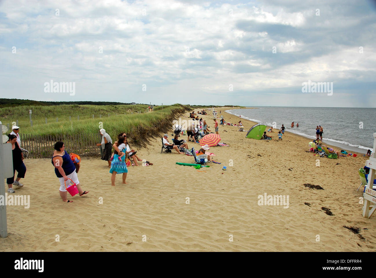 Mashpee Beach on Cape Cod, Massachusetts Stock Photo - Alamy