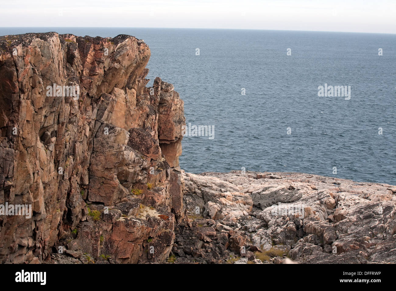landscape with big rocky cliff above Arctic Ocean Stock Photo - Alamy