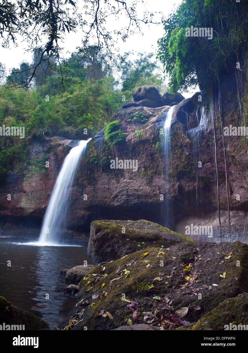 Haew Suwat Waterfall Stock Photo - Alamy