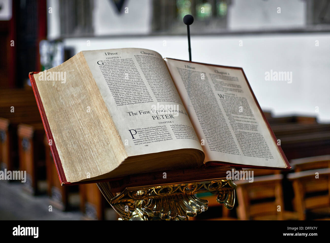 Praying with open bible hi-res stock photography and images - Alamy