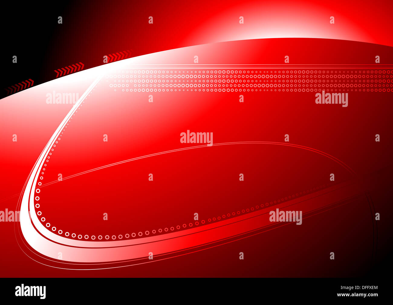 Bright red technical background with circles and lines Stock Photo - Alamy