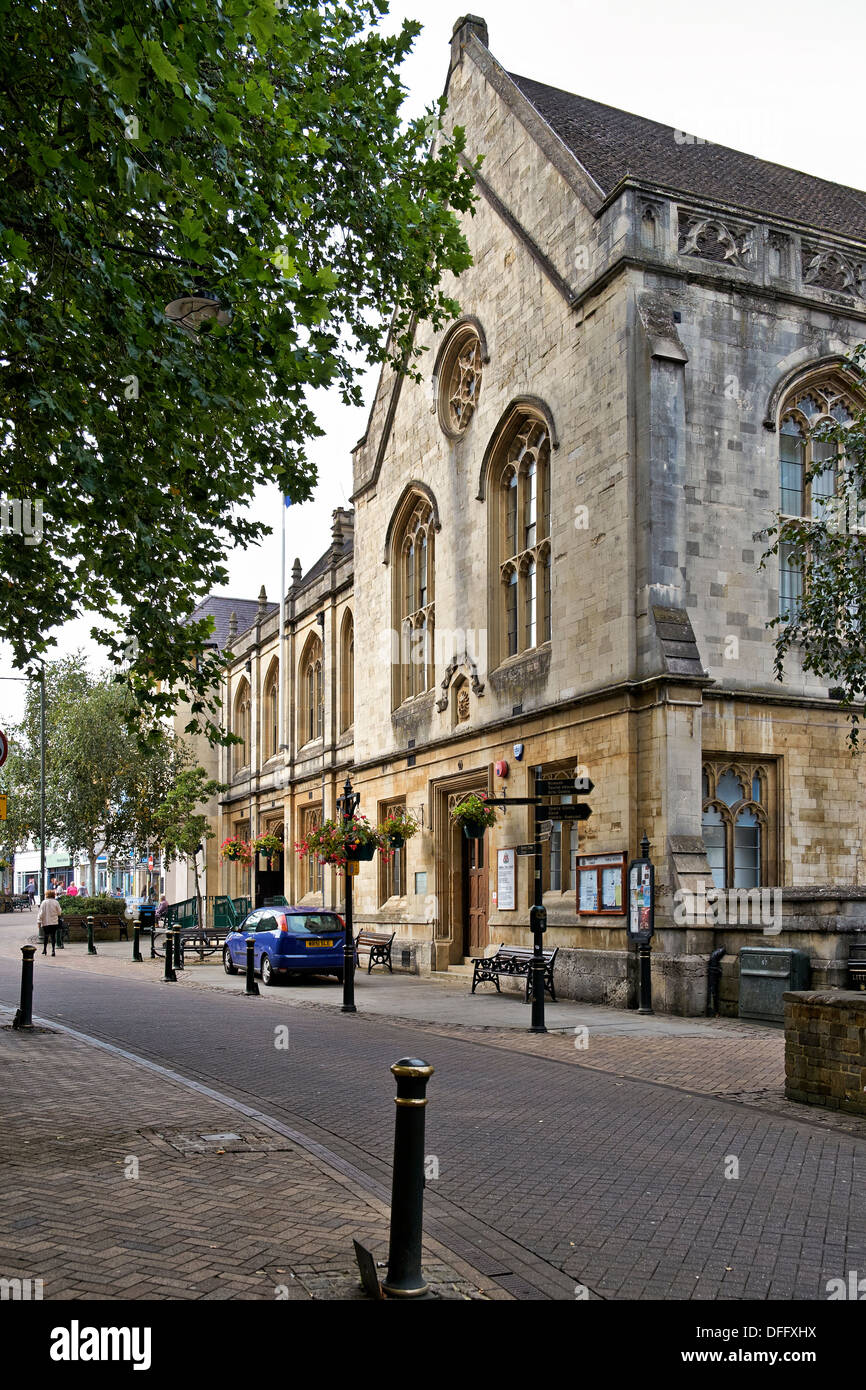 Banbury Town Hall Historic building at Oxfordshire England UK Stock ...