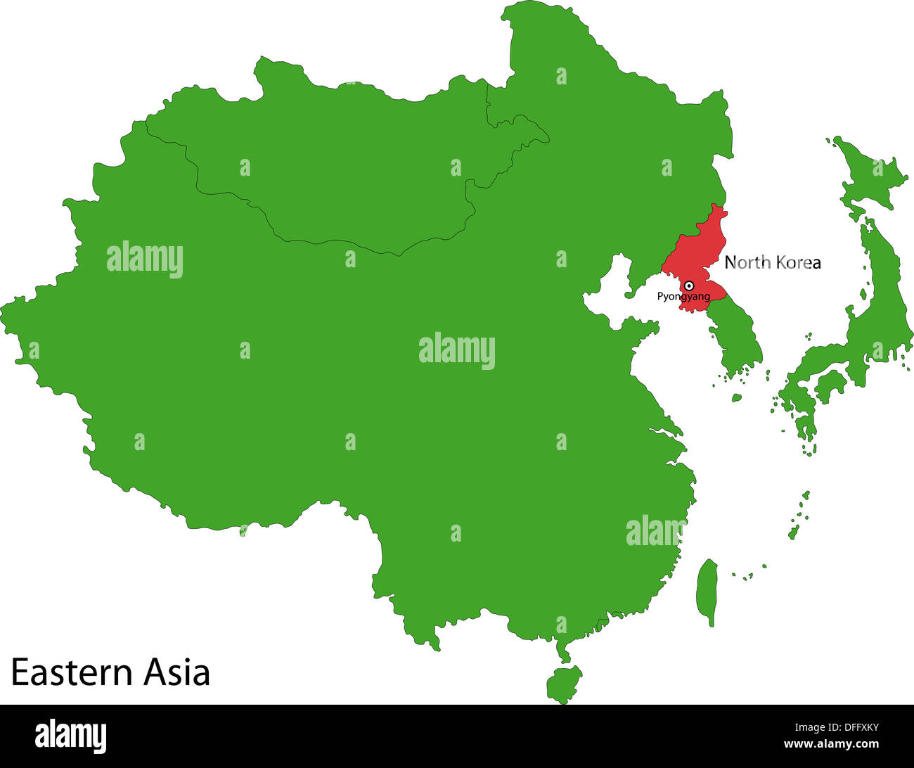 Pyongyang Map Asia North Korea's New Map Erases South Korea, Signaling