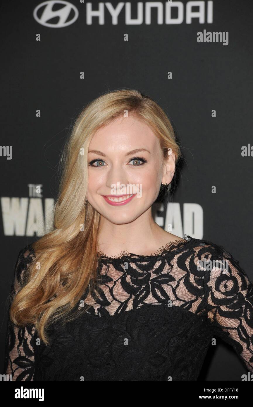 Los Angeles, CA. 3rd Oct, 2013. Emily Kinney at arrivals for The Fourth ...