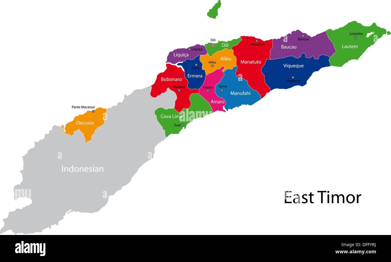 East Timor Map